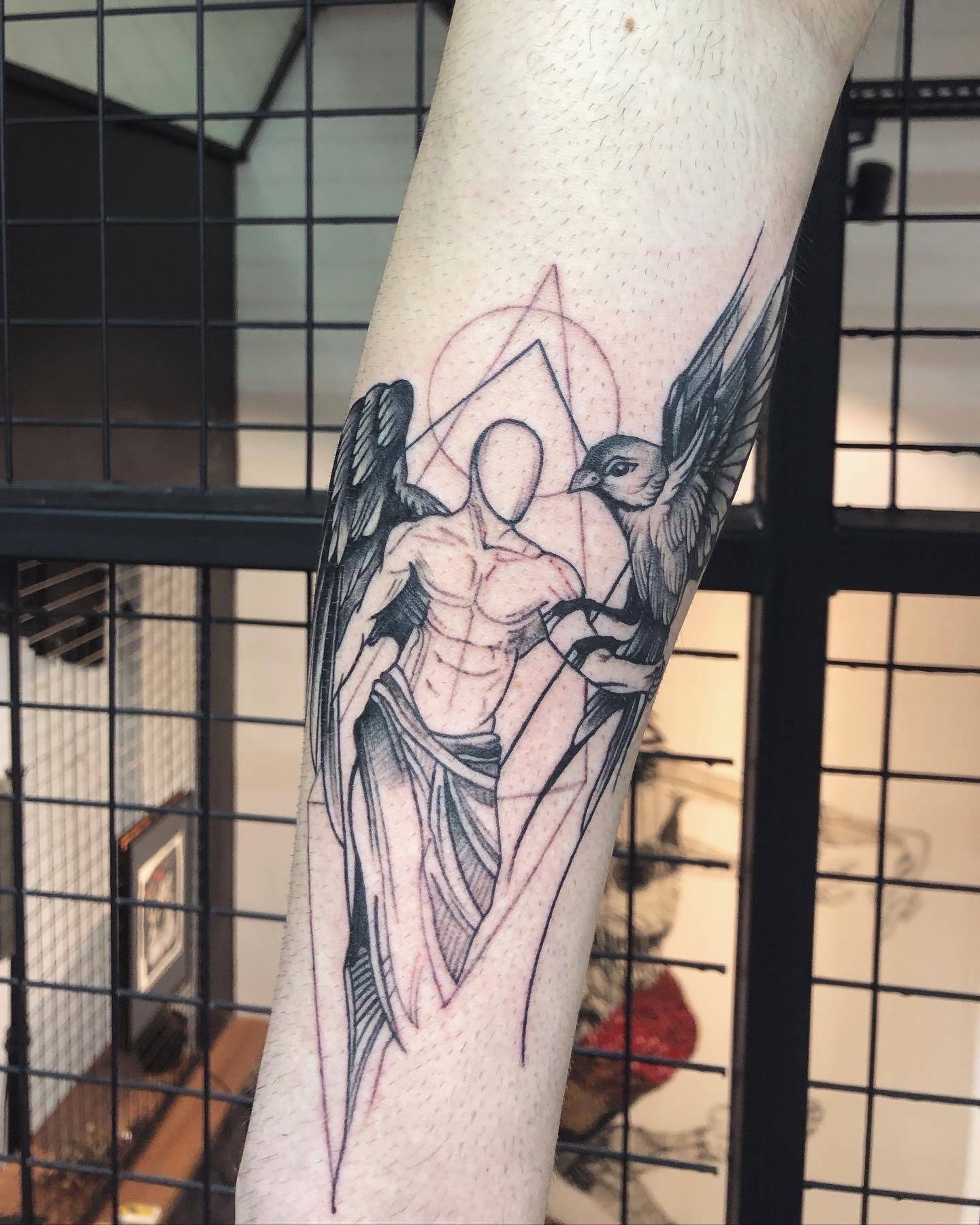 Angels Of Protection Tattoo