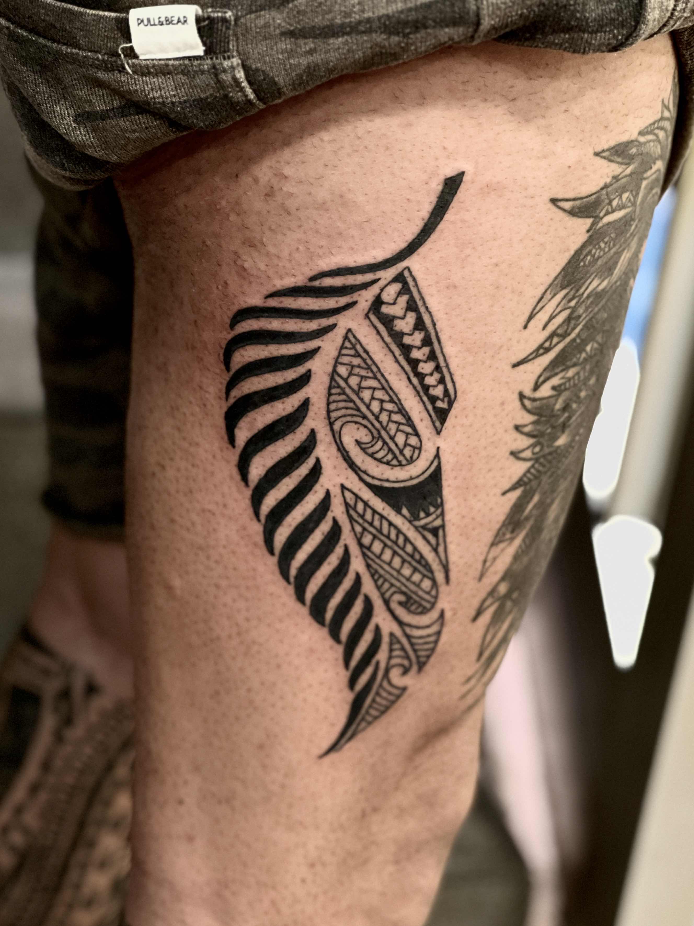 Maori Feather Tattoo