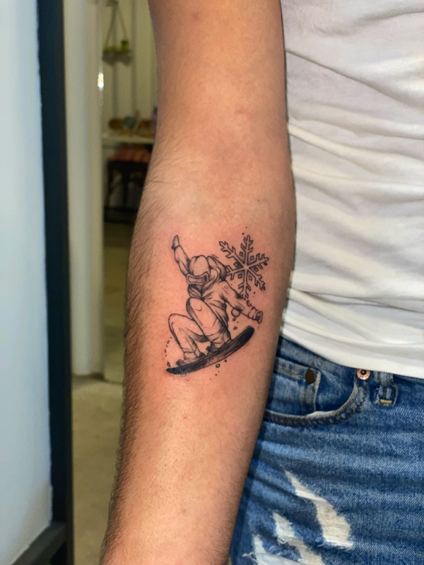 Snowboard Tattoo