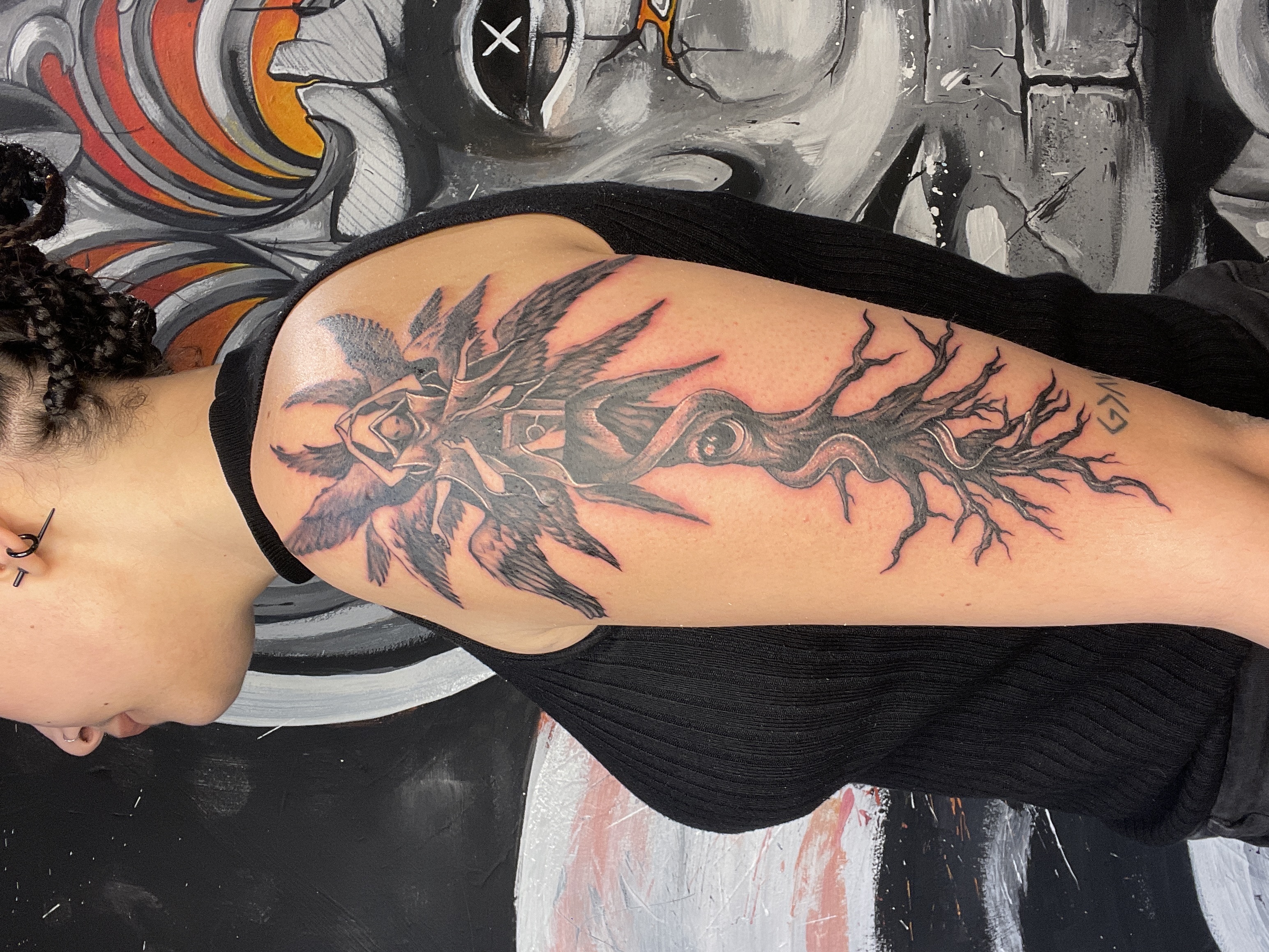 Hercules Vs Hydra Tattoo